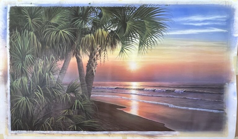 Untitled Palmetto Beach – Original Painting - Jim Booth Art Gallery ...