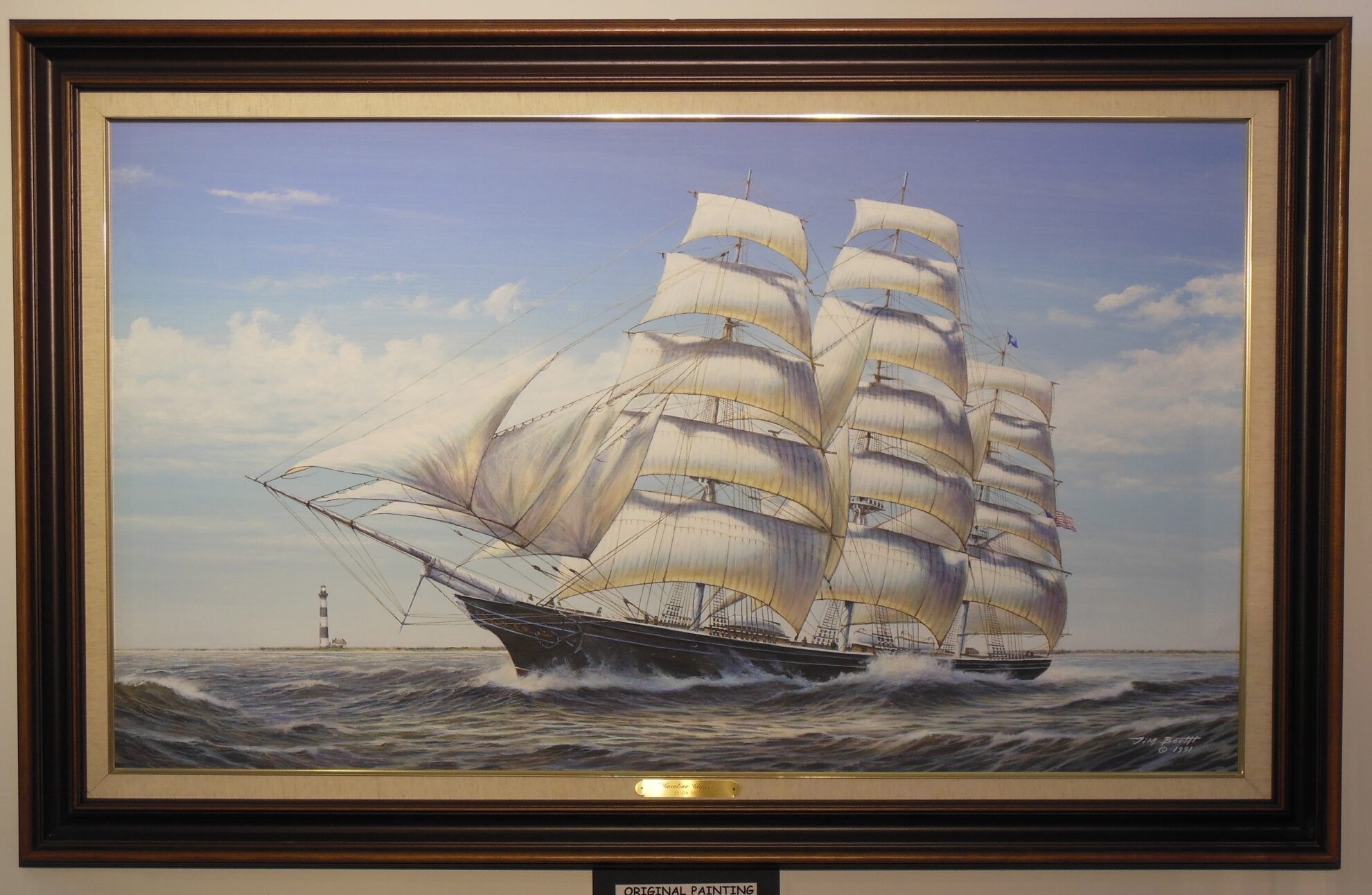 Carolina Clipper – Original Painting - Jim Booth Art Gallery ...
