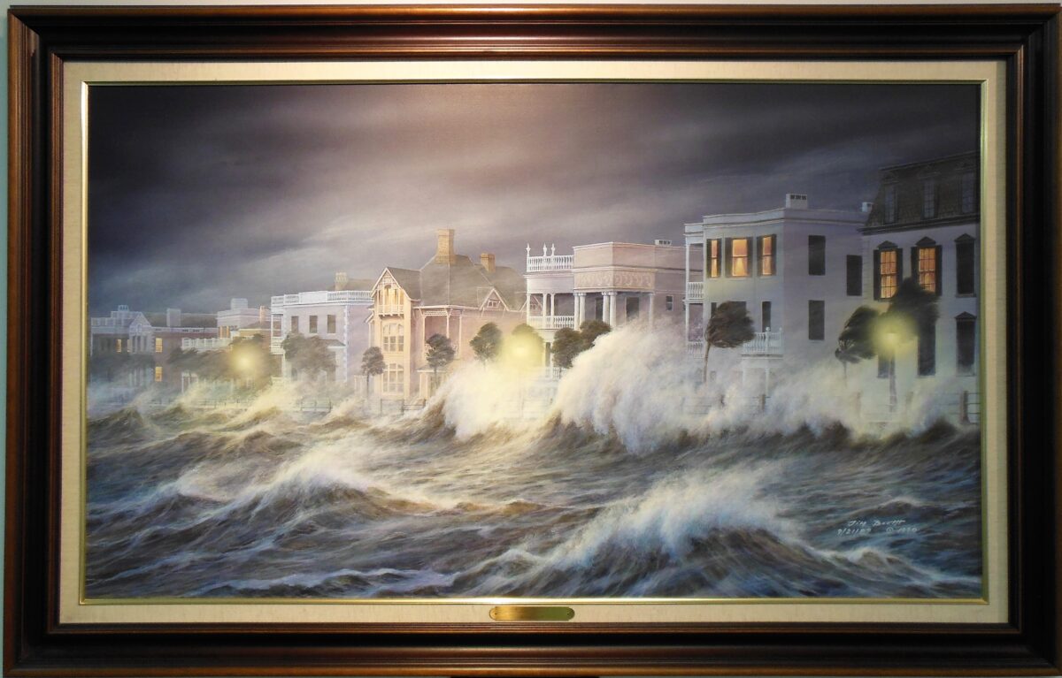 The Storm – Original Painting - Jim Booth Art Gallery - Charleston, SC