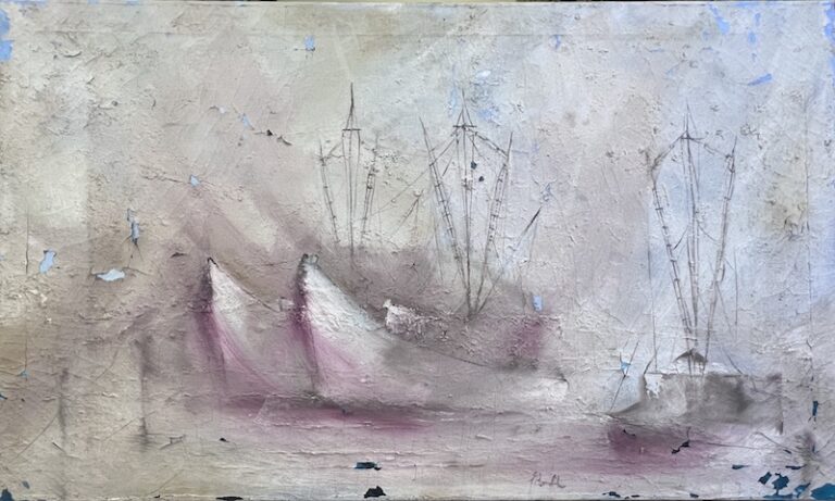 Untitled Ghost Ships – Original Painting - Jim Booth Art Gallery ...