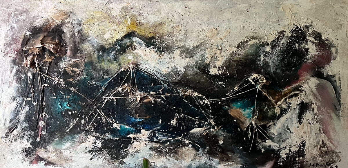 Untitled Mixed Media Abstract – Original Painting - Jim Booth Art ...